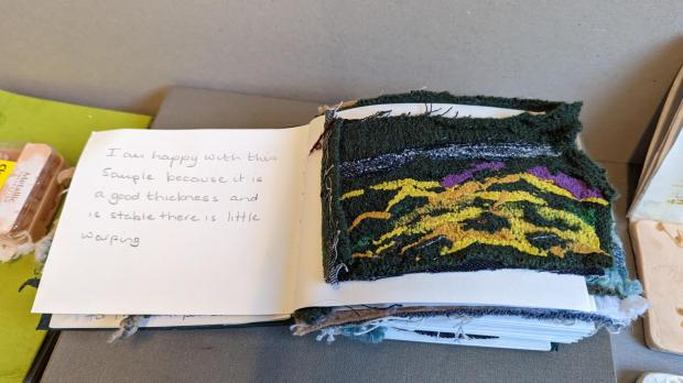 Samples Book – Rachel Bakewell Artist